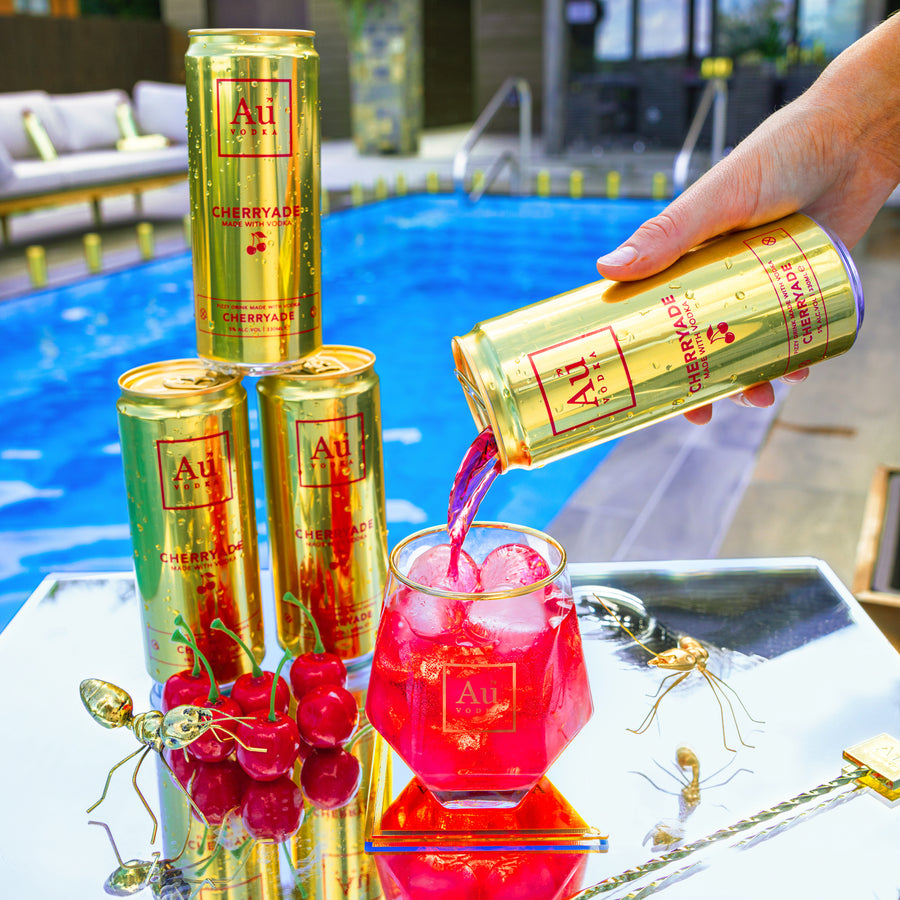 Red Cherry Vodka Cans - Au Vodka Europe