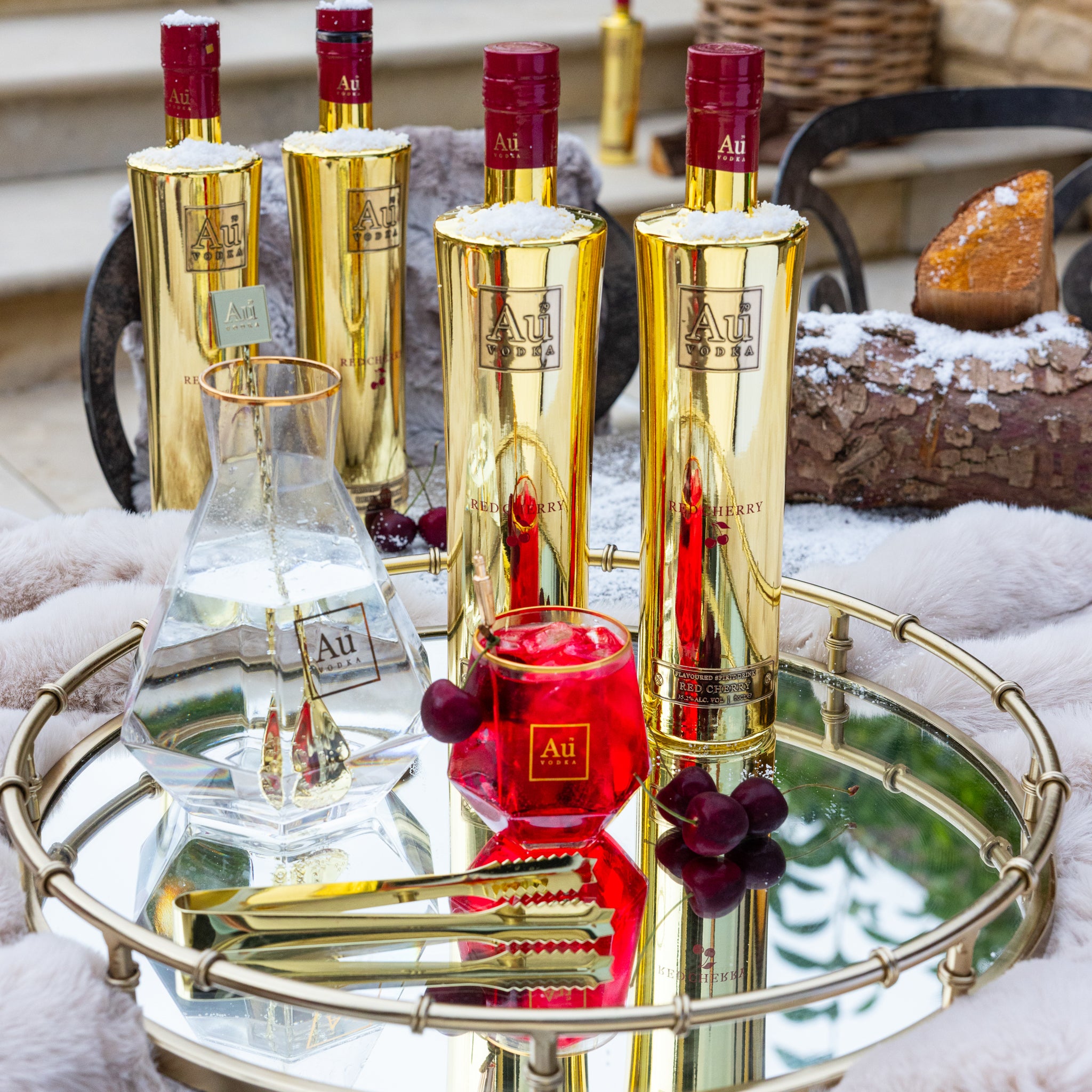 Red Cherry Vodka 70cl - Au Vodka Europe