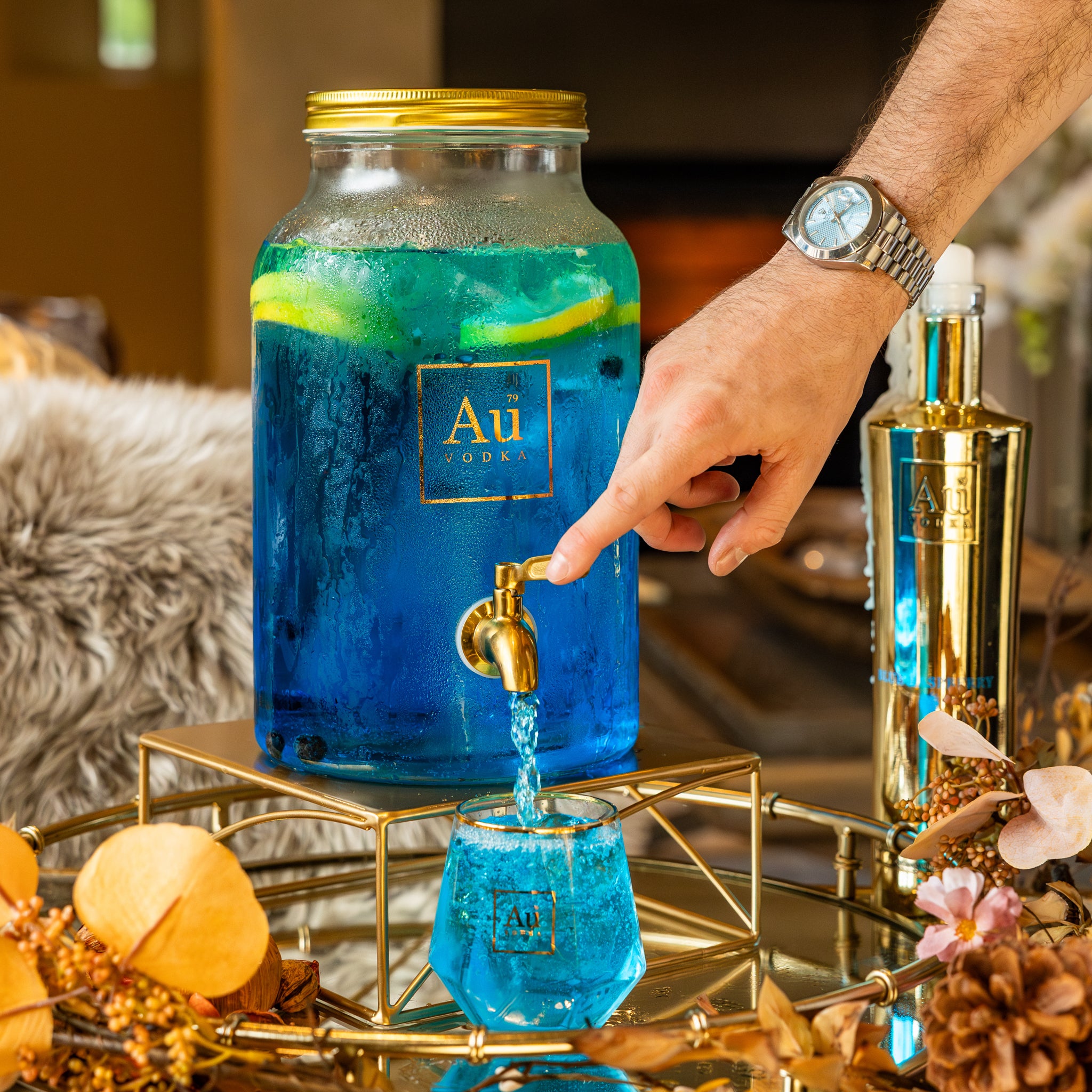 Au Glass Cocktail Dispenser – Au Vodka Europe