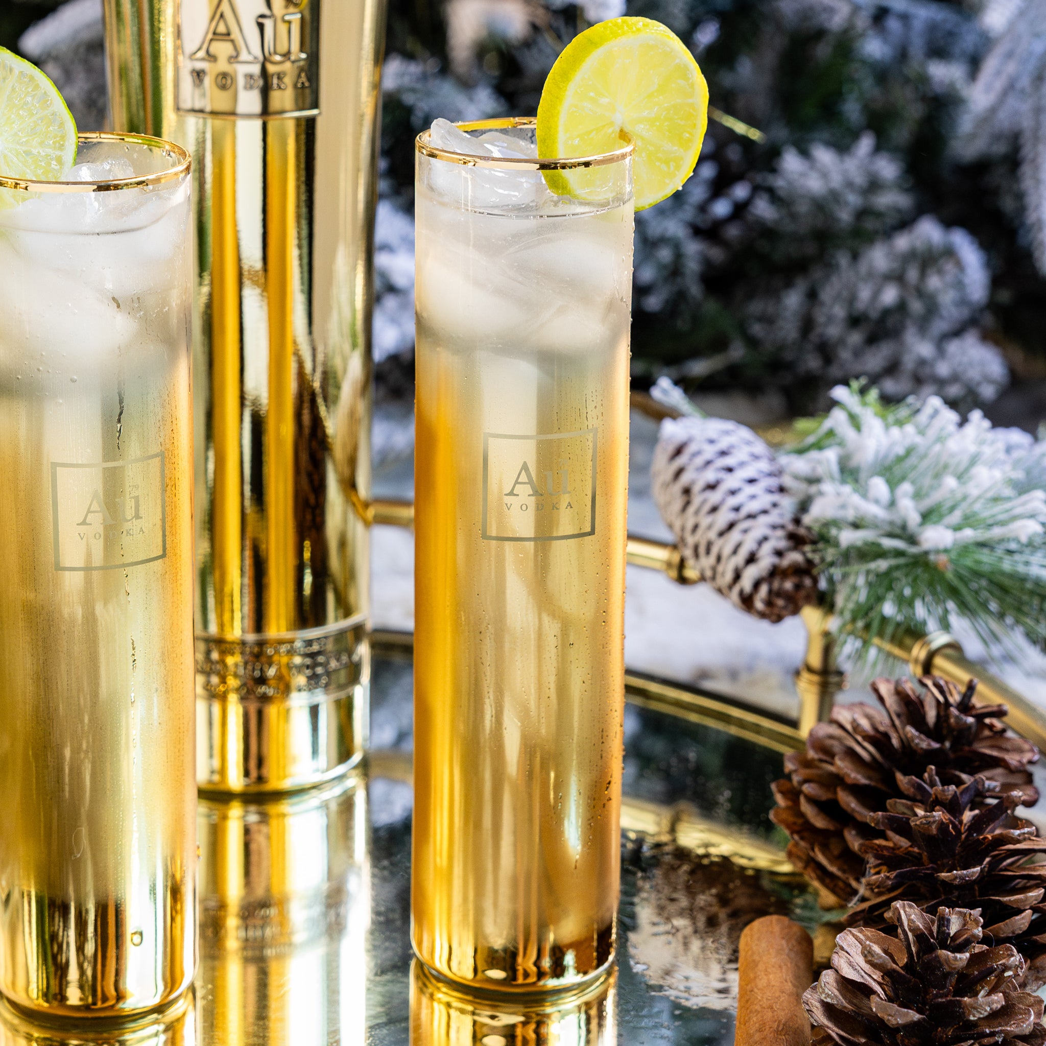 Au Gold Highrise Glass – Au Vodka Europe